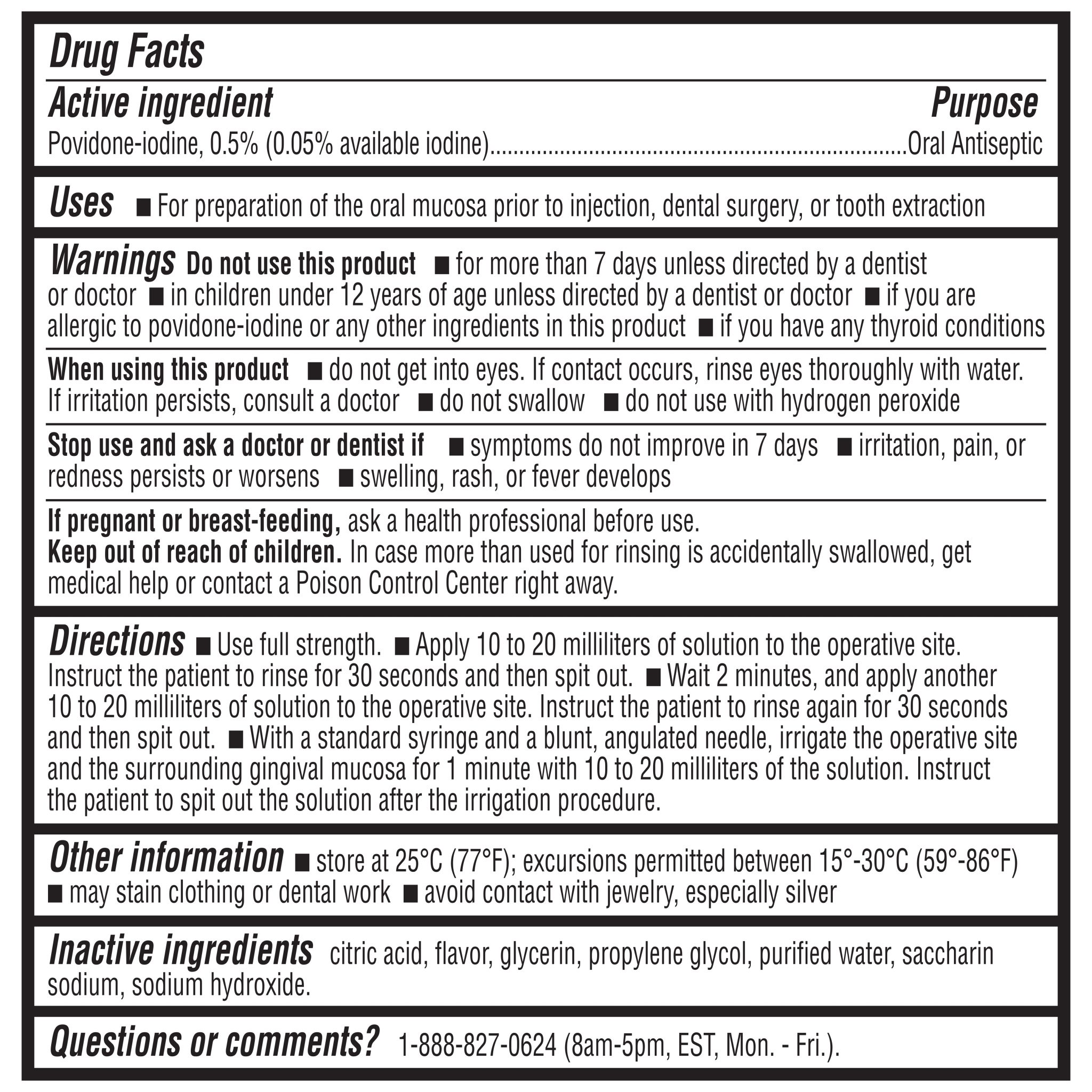Betadine Antiseptic Oral Rinse | Betadine